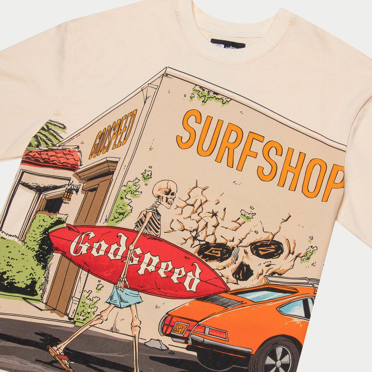 GODSPEED Surf Shop Tee | Men’s Streetwear Apparel Asphalt NYC – ASPHALT
