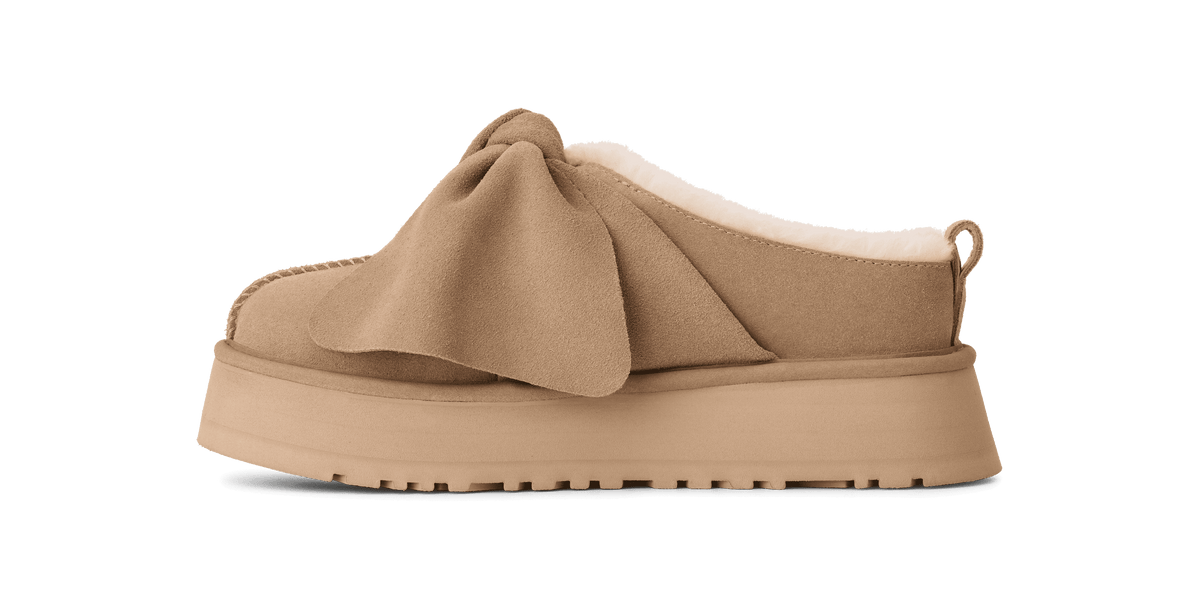 UGG Platform Slip-on Bow Womens Boots – ASPHALT