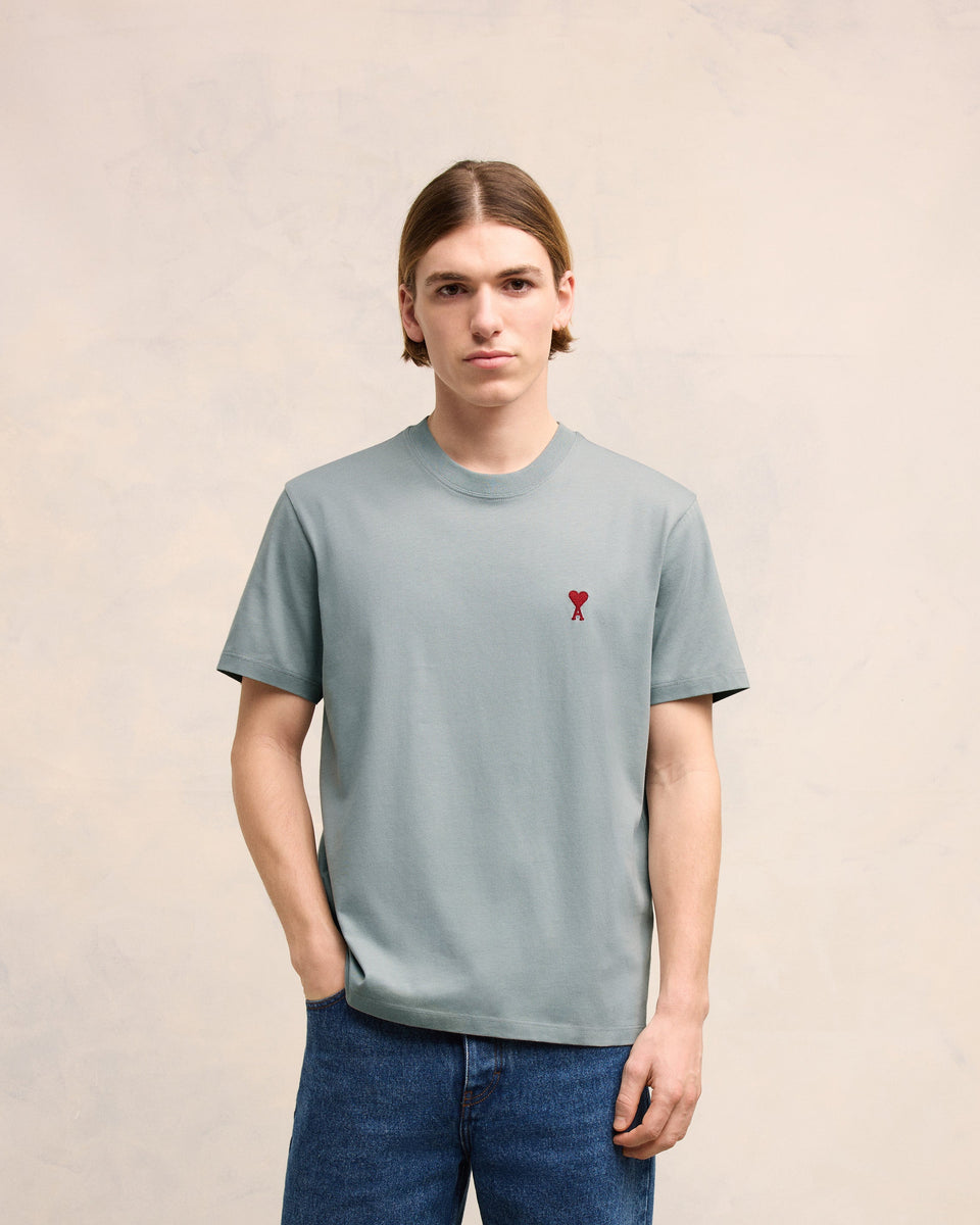 AMI PARIS Red Ami De Coeur Tee Unisex Apparel | Asphalt NYC – ASPHALT