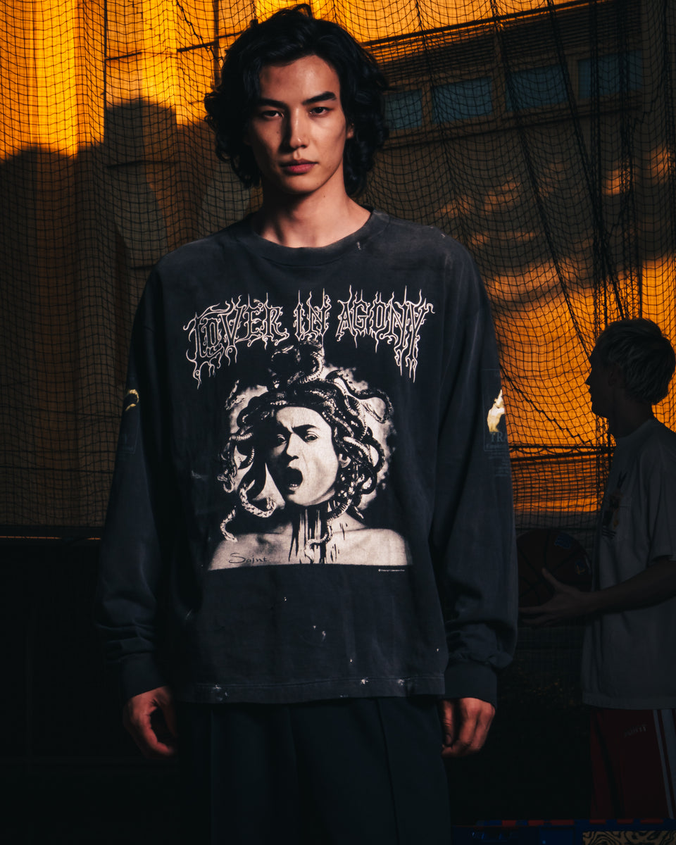 SAINT MXXXXXX Medusa L/S T-Shirt Men's Apparel – ASPHALT