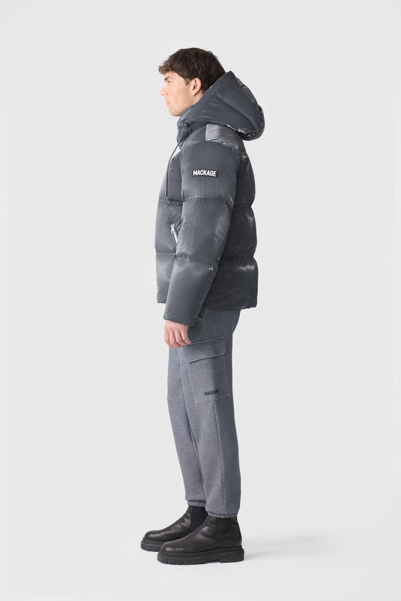 MACKAGE Kent Glo Mens Apparel – ASPHALT
