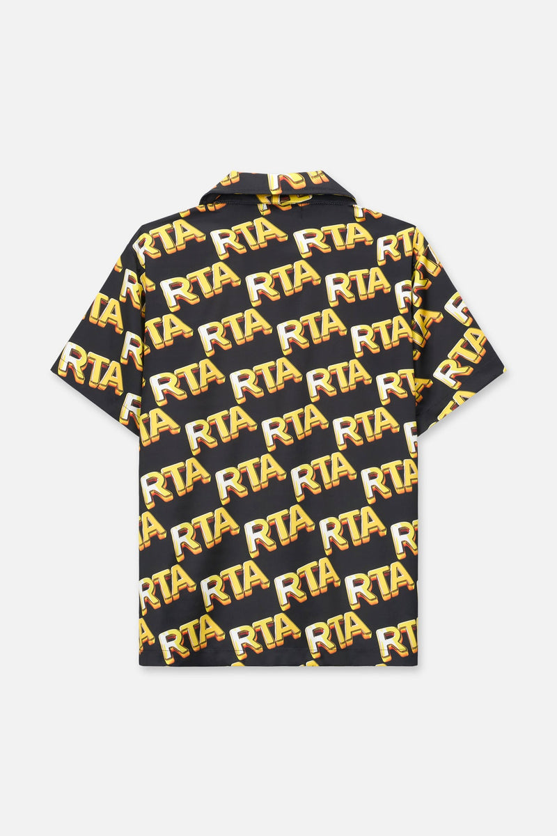 RTA Nathan Black Bullion Tee for Men | Asphalt NYC – ASPHALT