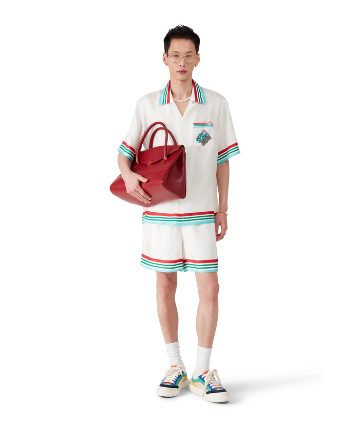 CASABLANCA Casa Way World Series - Silk Satin Mens Apparel – ASPHALT