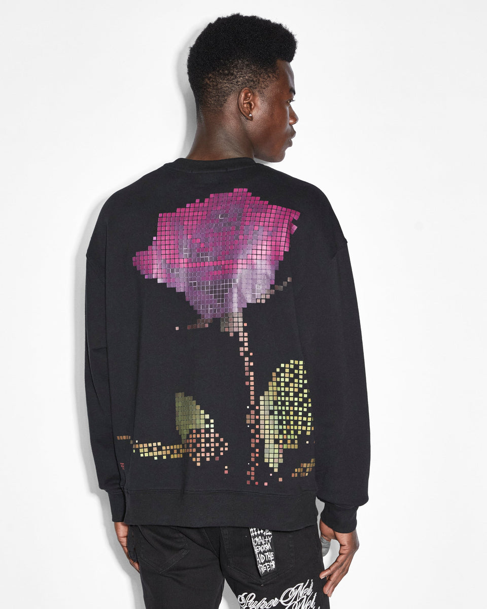 KSUBI Pixel Biggie Crew Quartz Mens Apparel – ASPHALT