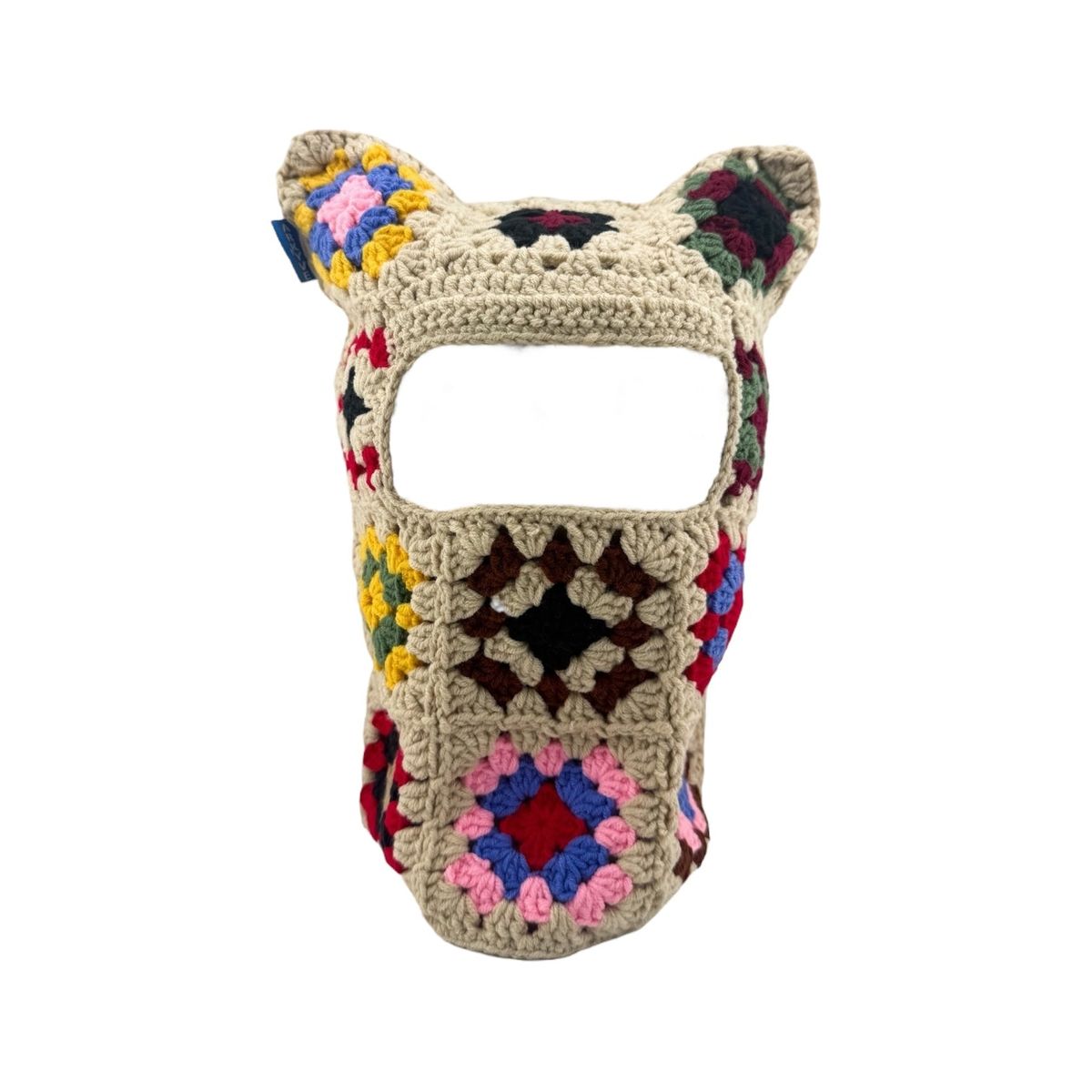 ARKYVE Confetti Crochet Cat Mask – ASPHALT