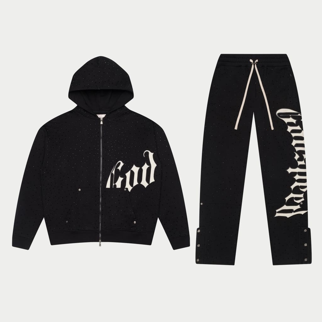 GODSPEED OG Logo Sweatsuit V2 VVS Mens Apparel – ASPHALT