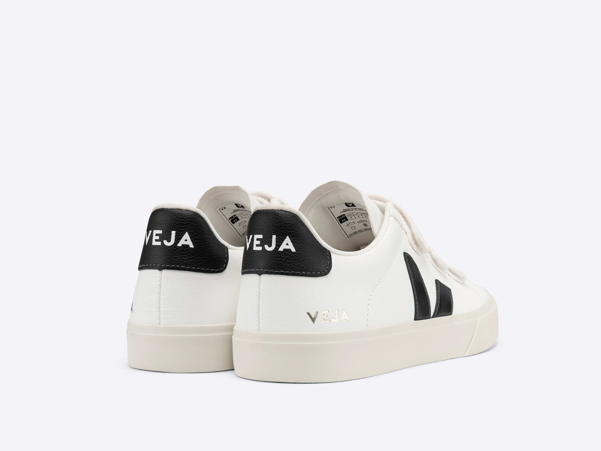 VEJA Recife Leather Womens Sneakers – ASPHALT