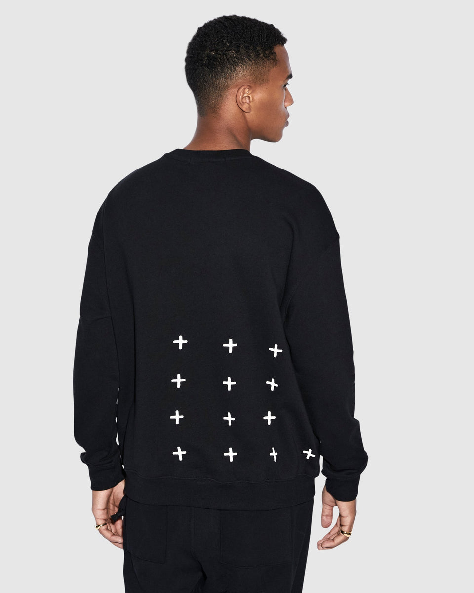 KSUBI 4 X 4 Biggie Crew Mens Apparel – ASPHALT