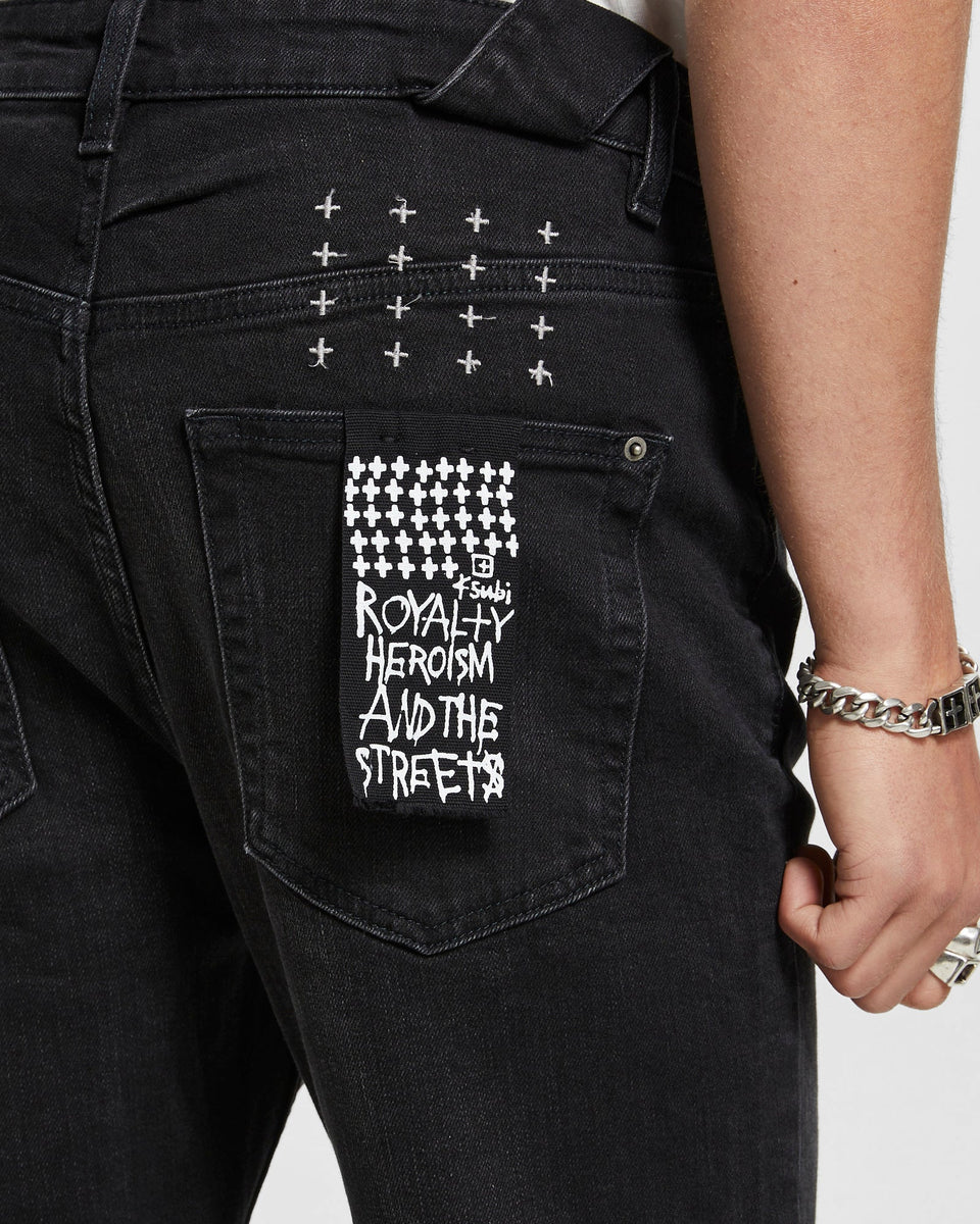 KSUBI CHITCH KROW KRUSHED Mens Apparel – ASPHALT