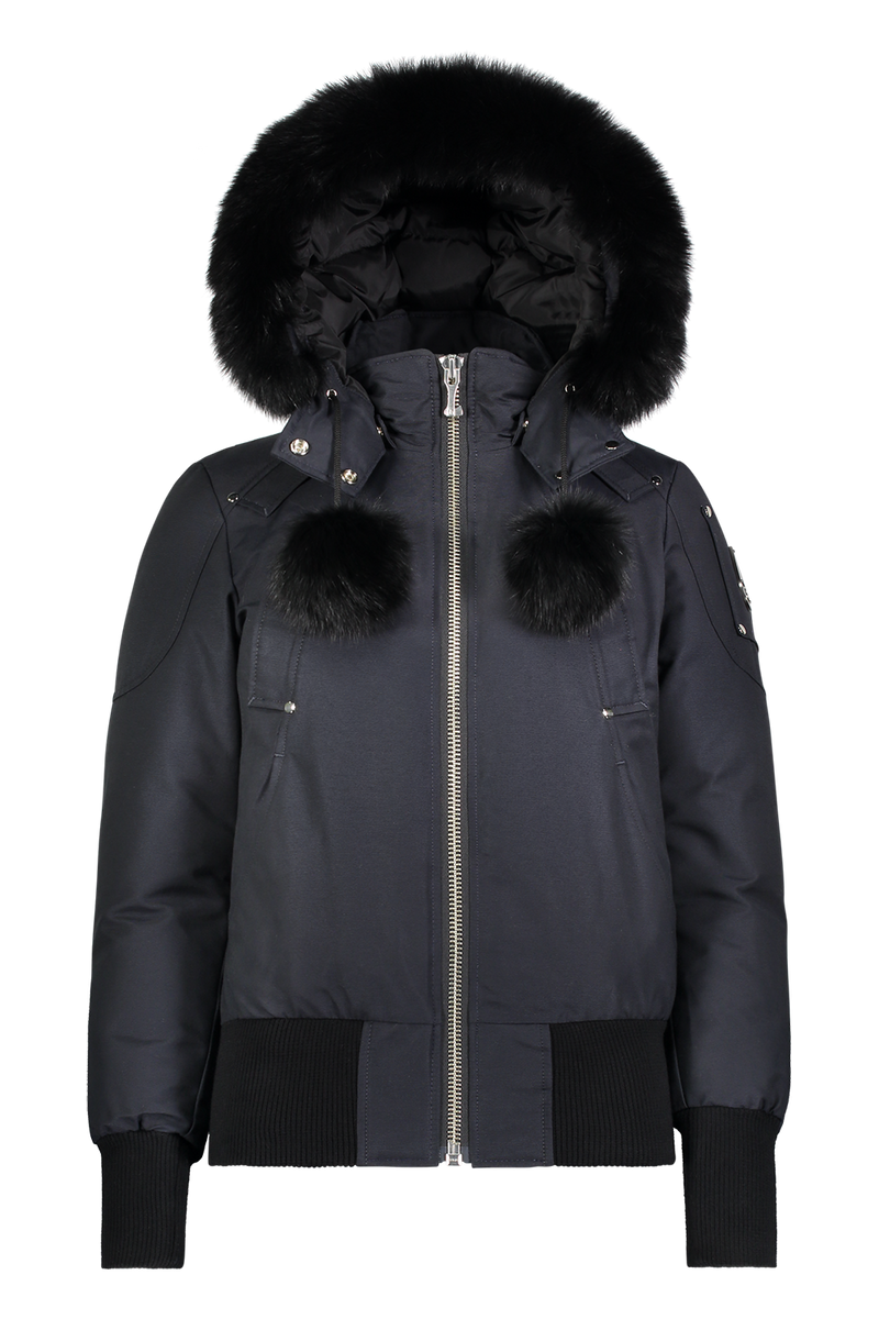 MOOSE KNUCKLES DEBBIE BOMBER Womens Apparel – ASPHALT