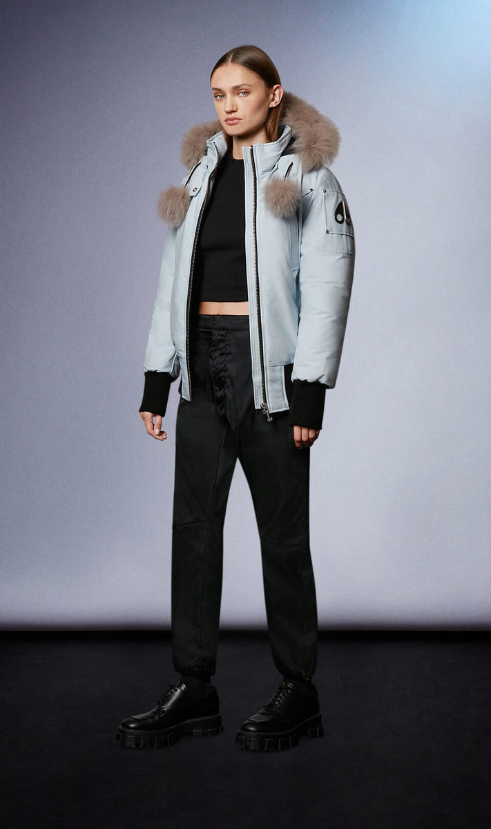 MOOSE KNUCKLES DEBBIE BOMBER Womens Apparel – ASPHALT